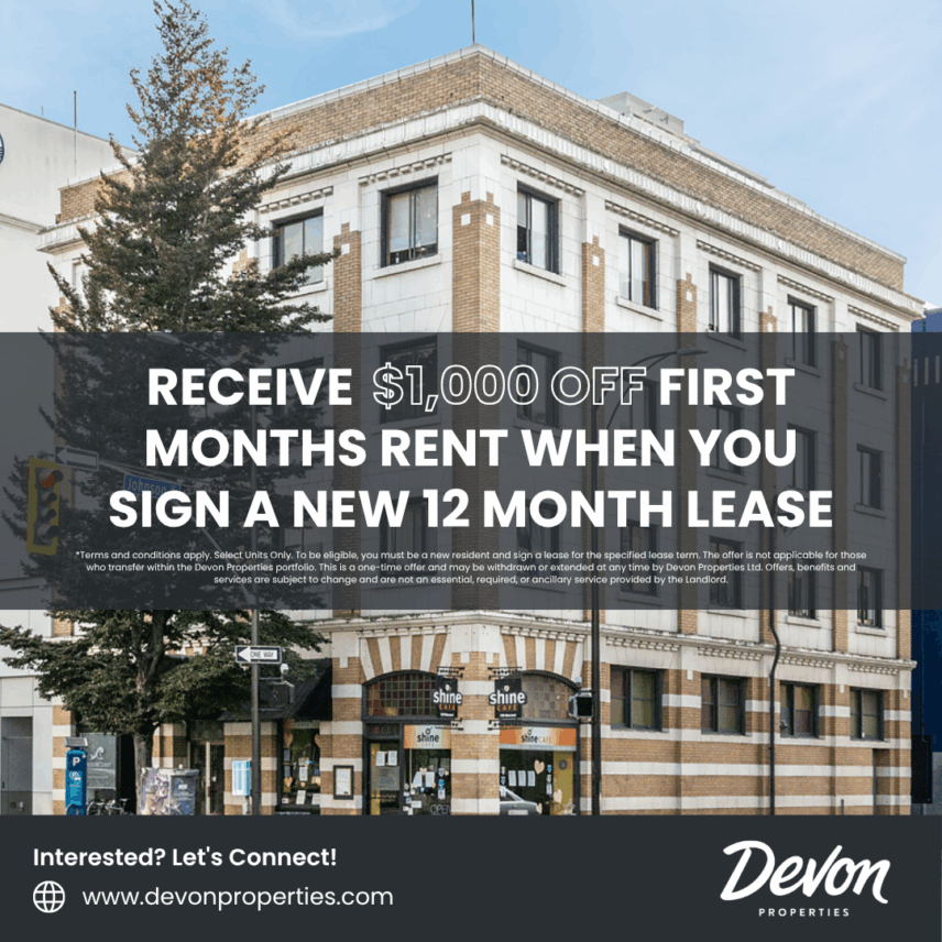 1322 Blanshard Street | Apartments in Victoria | Devon Properties